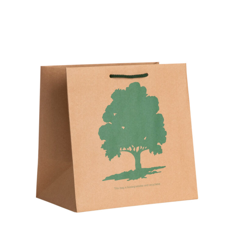 Kraft paper biodegradable presentation bags - Amspac Funeral Bags